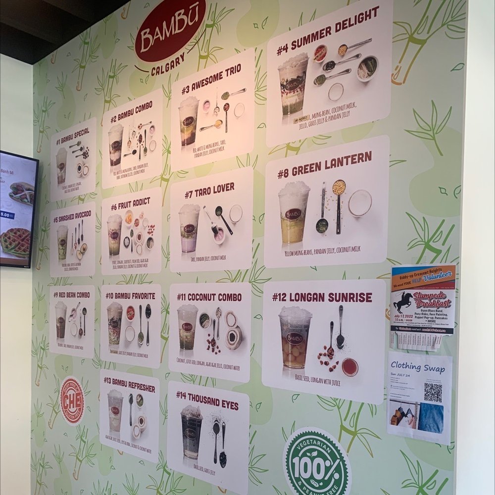 BAMBU Desserts and Drinks, Calgary - Menu, Reviews (83), Photos (42 ...