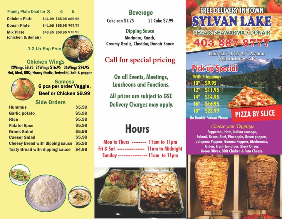Sylvan Lake Pizza, Sylvan Lake - Menu, Reviews (58), Photos (26 ...