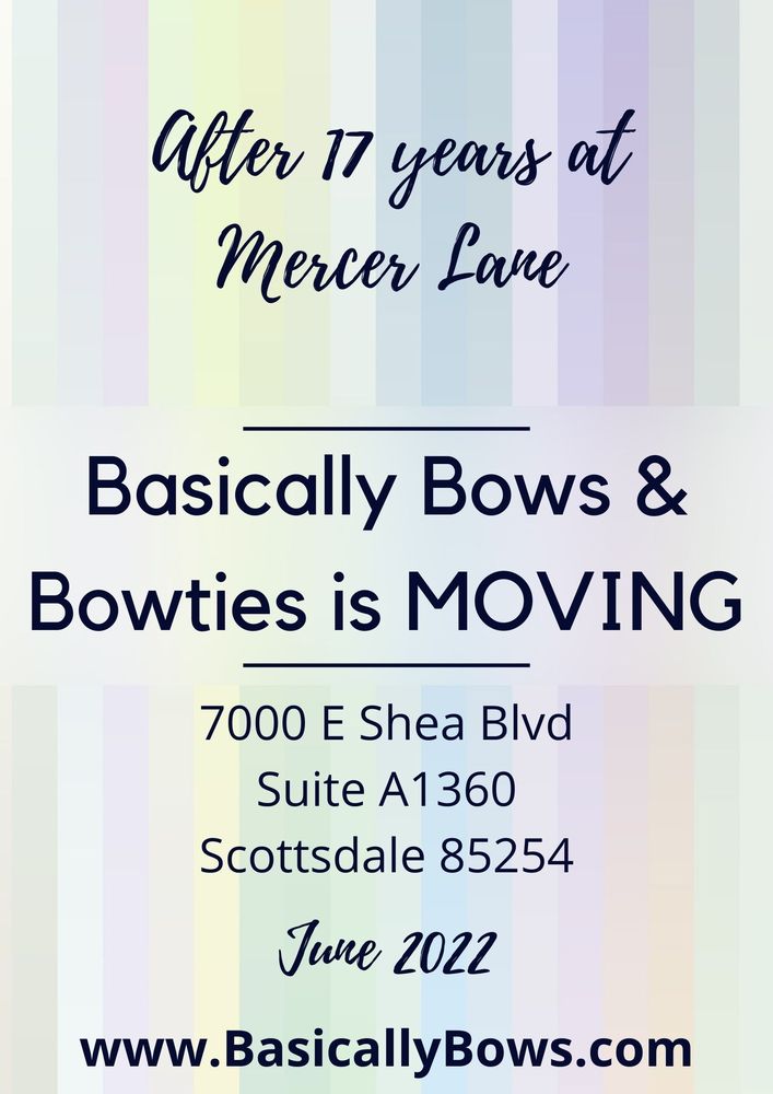 BASICALLY BOWS & BOWTIES - Scottsdale AZ - Hours, Directions, Reviews ...