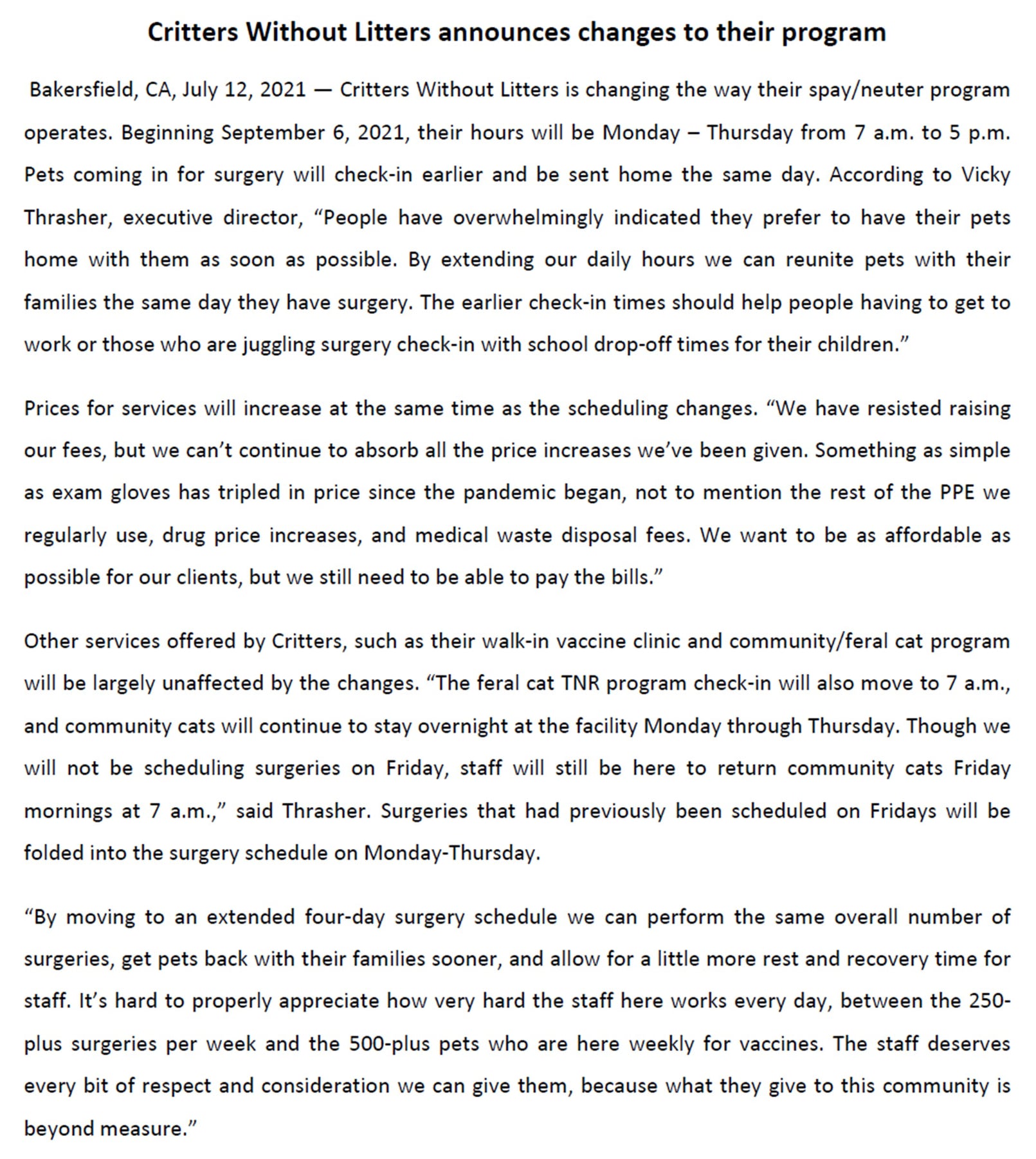 CRITTERS WITHOUT LITTERS - Bakersfield CA - Hours, Directions, Reviews ...