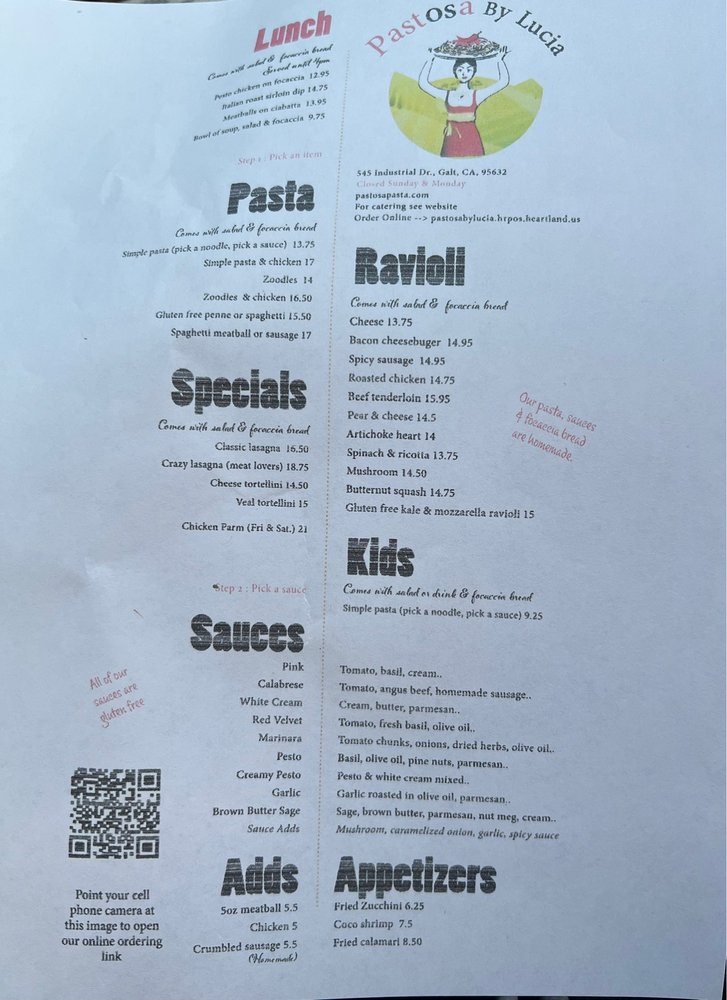 Pastosa By Lucia, Galt - Menu, Reviews (368), Photos (60) - Restaurantji