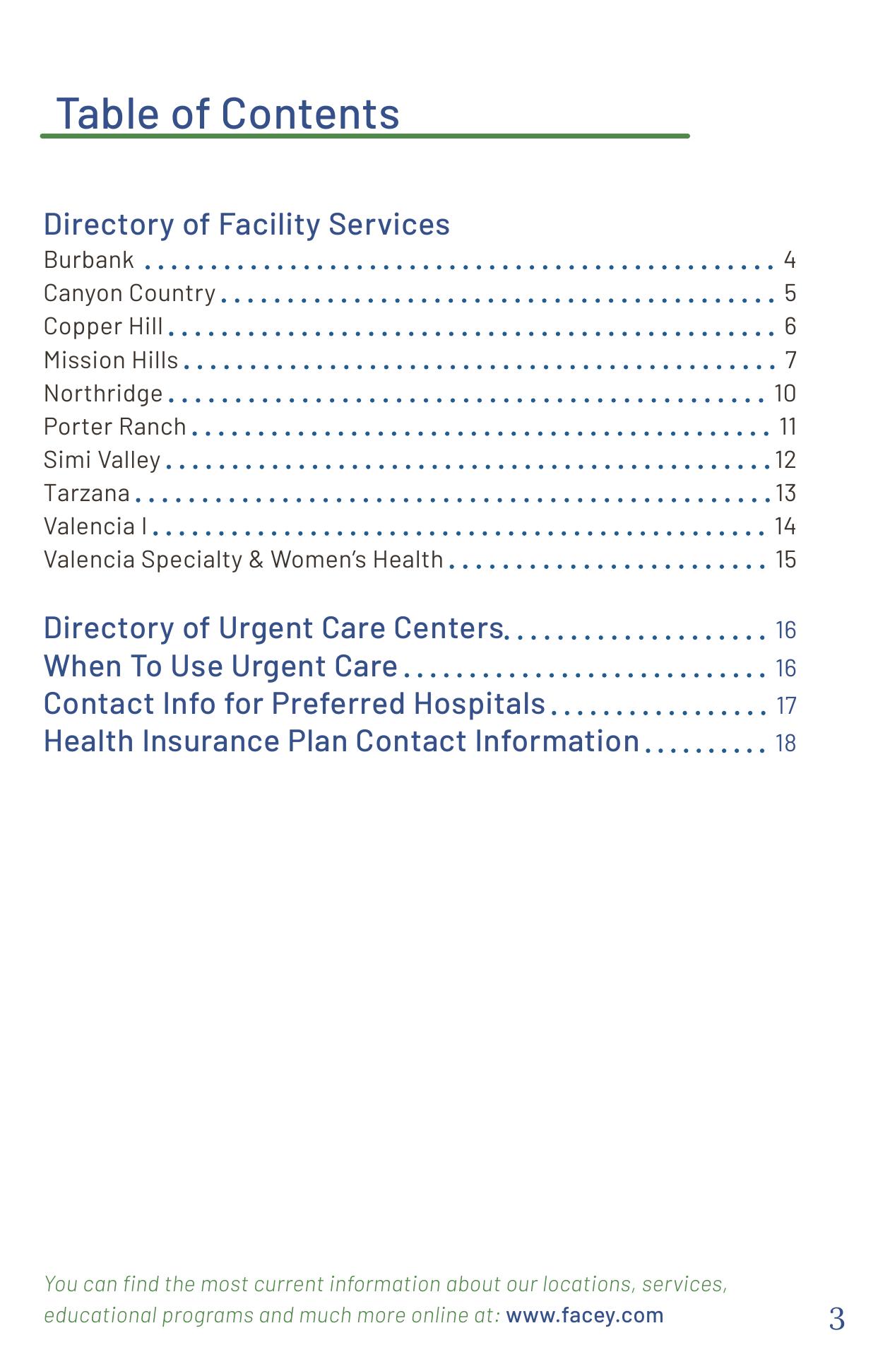 FACEY MEDICAL GROUP - PORTER RANCH PLAZA - Porter Ranch CA - Hours ...