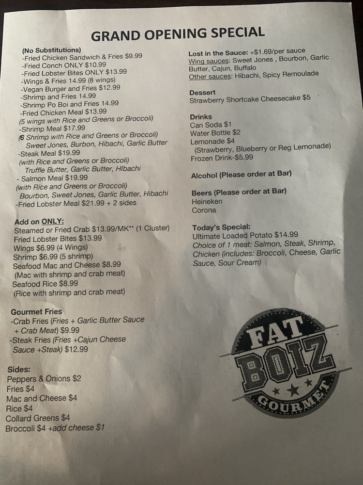 Fatboiz Premium Gourmet, McDonough - Menu, Reviews (147), Photos (45 ...