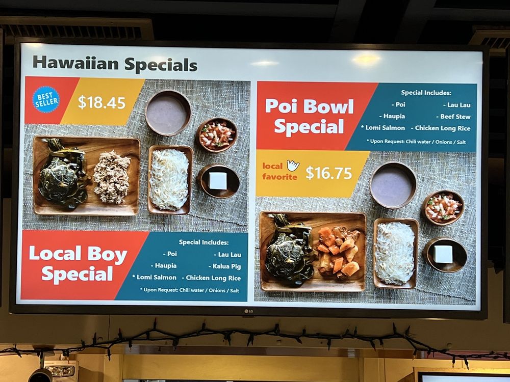 Ala Moana Poi Bowl, Honolulu - Menu, Reviews (125), Photos (55 ...