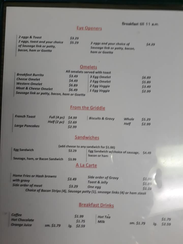 Napoleon Tavern-Family Restaurant, Napoleon - Menu, Reviews (55 ...