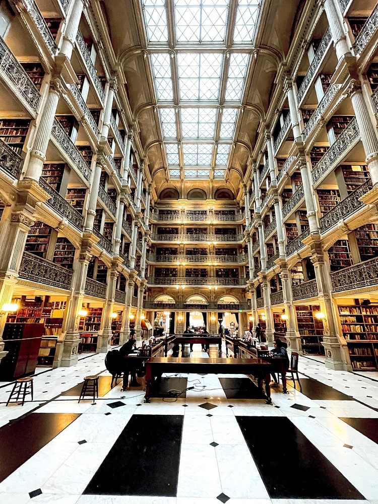 GEORGE PEABODY LIBRARY - Baltimore MD - Hours, Directions, Reviews ...