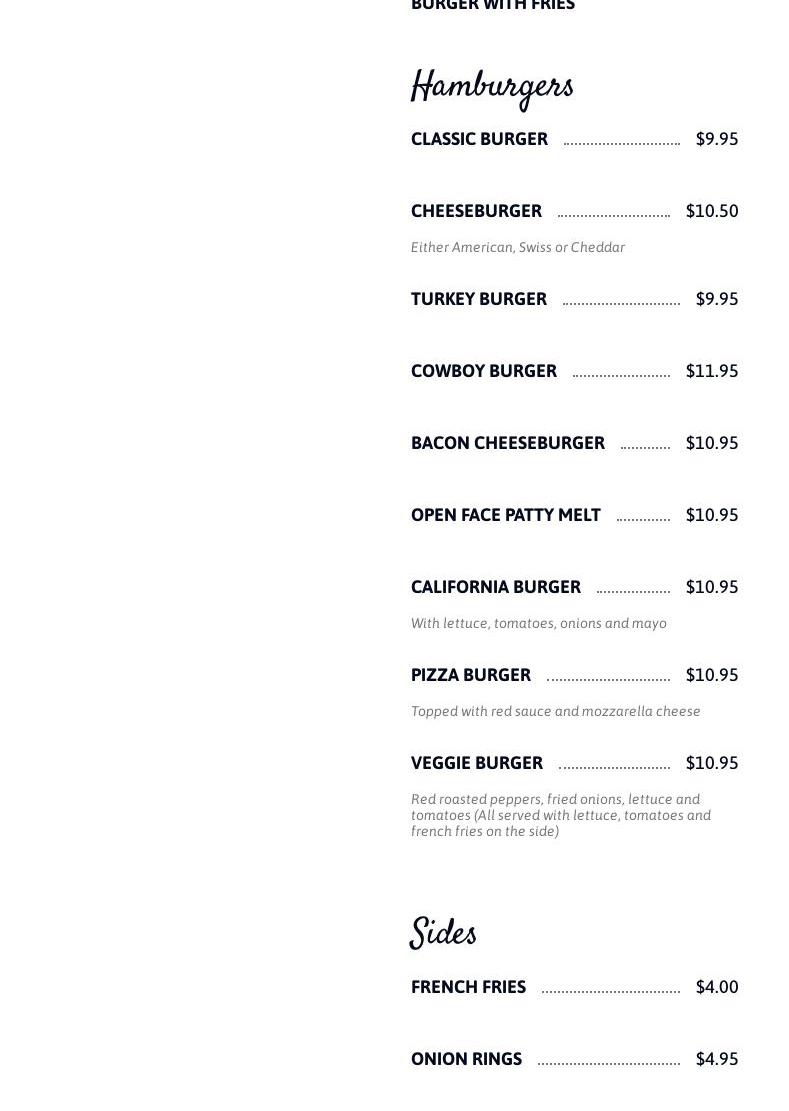 Menu for 3 Flags Grill & Restaurant, Forked River, NJ - Restaurantji