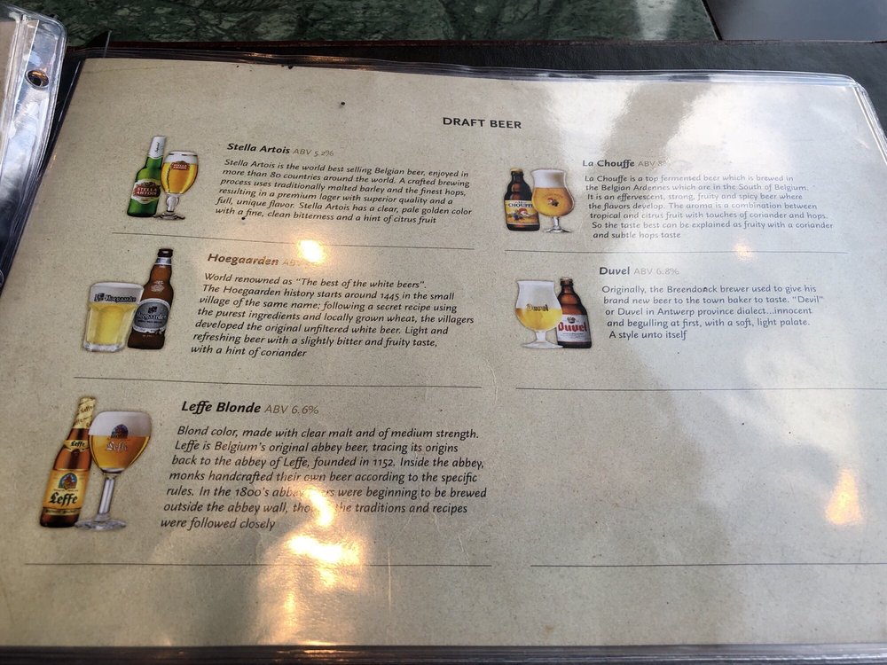 Belgian Beer Cafe, Newark - Menu, Reviews (117), Photos (30) - Restaurantji