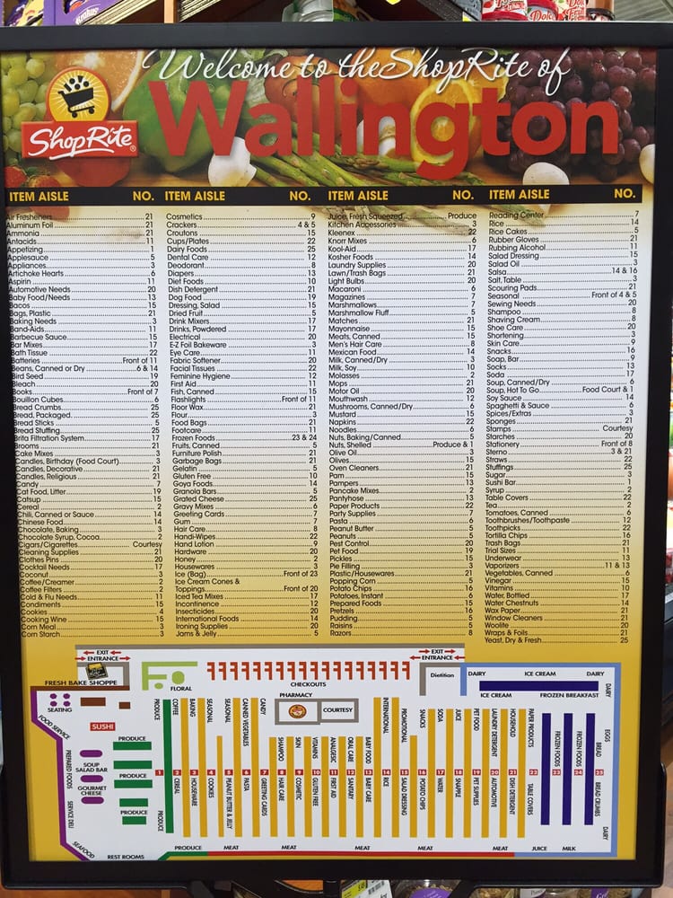 SHOPRITE OF WALLINGTON - 375 Paterson Ave, Wallington NJ - Hours ...