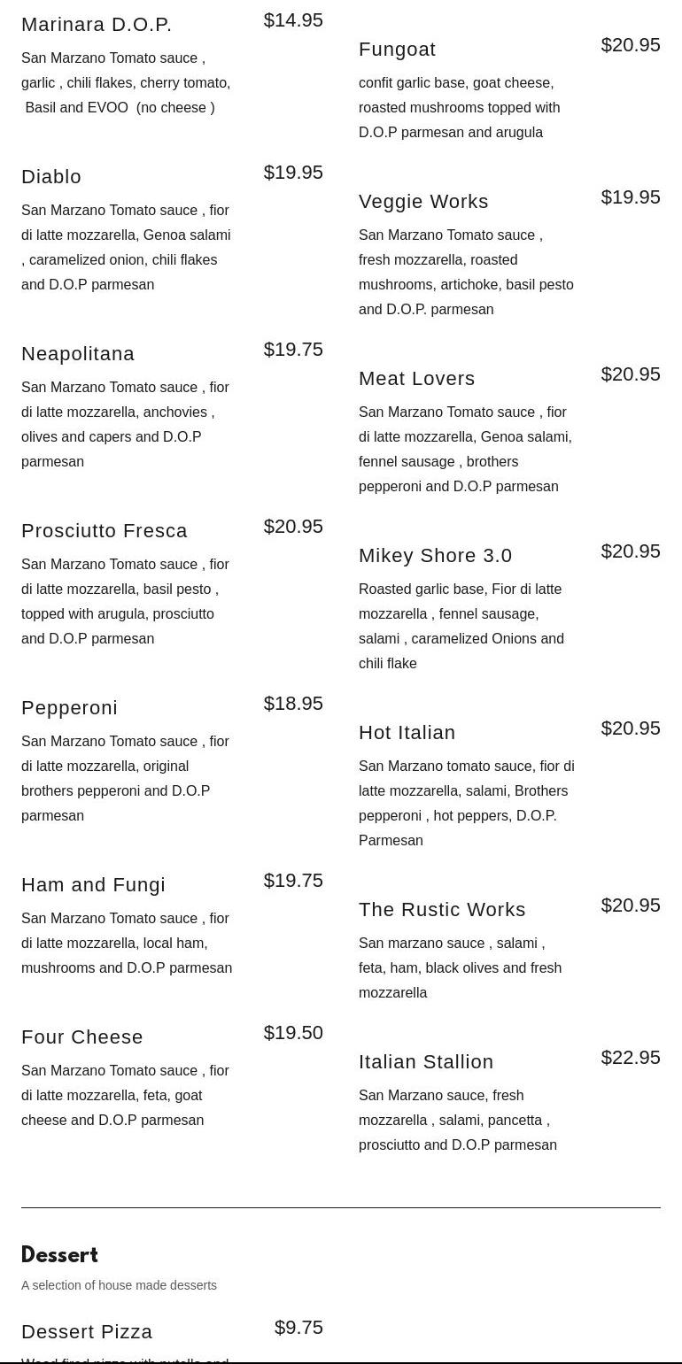 The Rustic Crust, Upper Tantallon - Menu, Reviews (69), Photos (21 ...