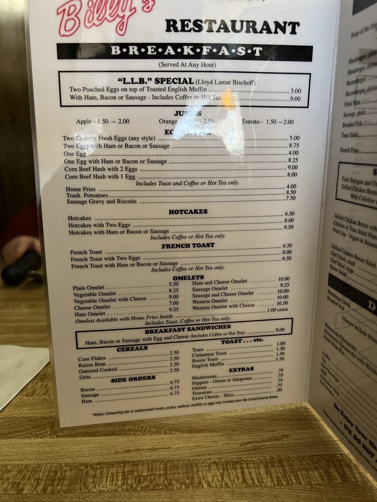 Billy's Restaurant, Fremont - Menu, Reviews (194), Photos (40 ...