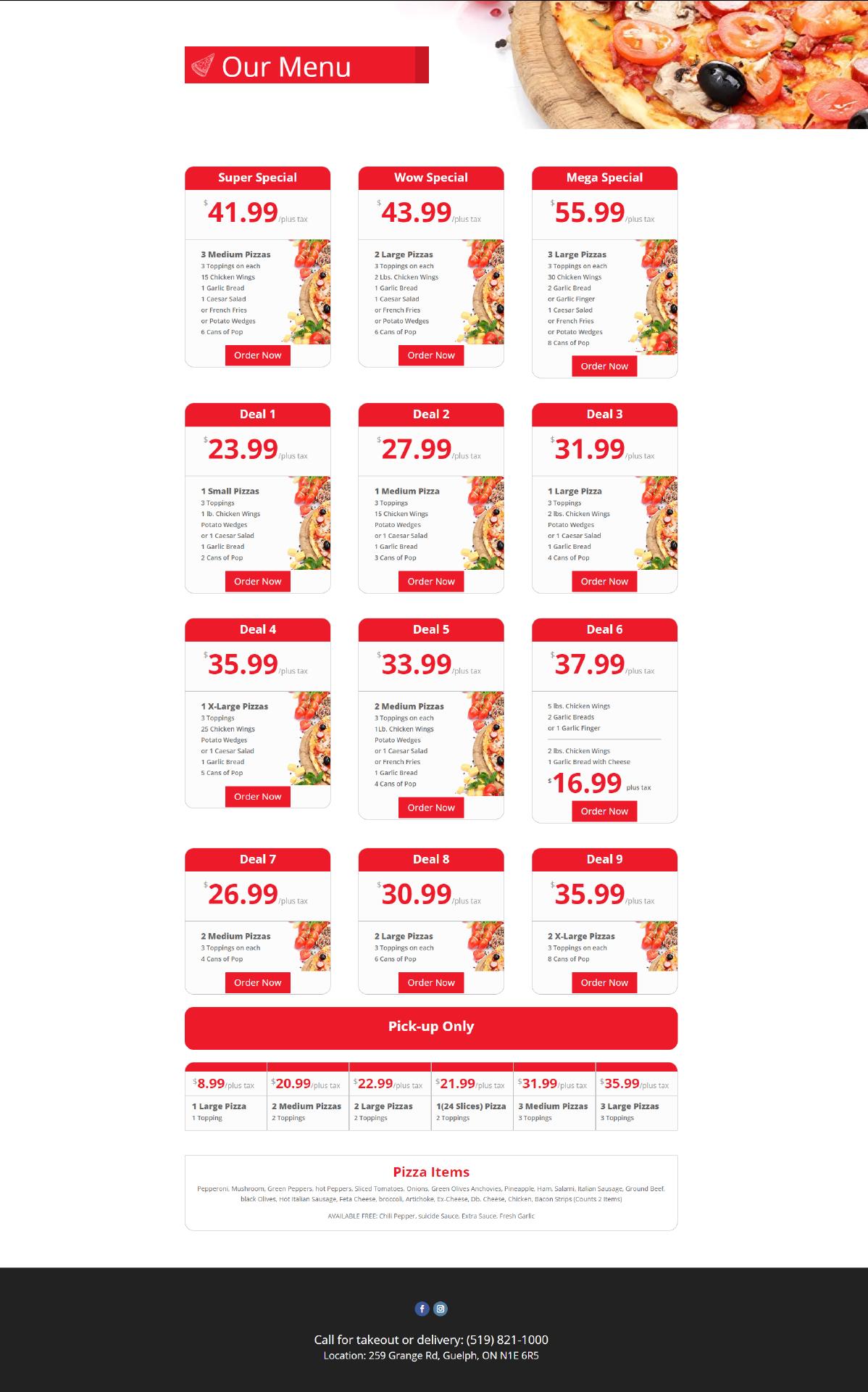 Victoria's Pizza, Guelph - Menu, Reviews (272), Photos (23) - Restaurantji