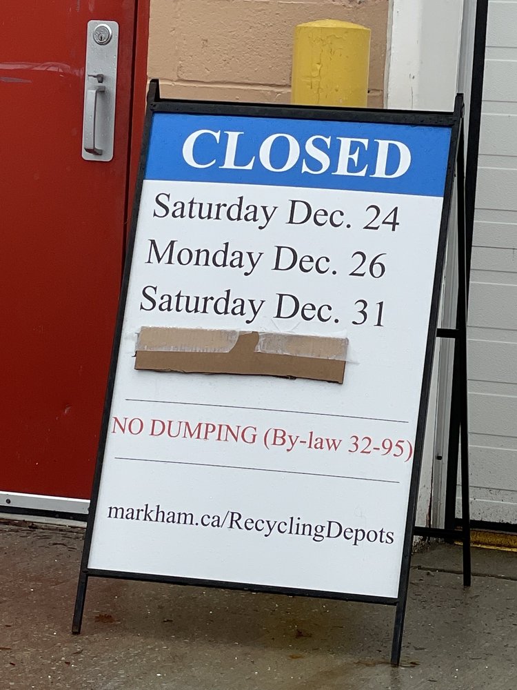 MARKHAM VILLAGE RECYCLING DEPOT - Markham ON - Hours, Directions ...