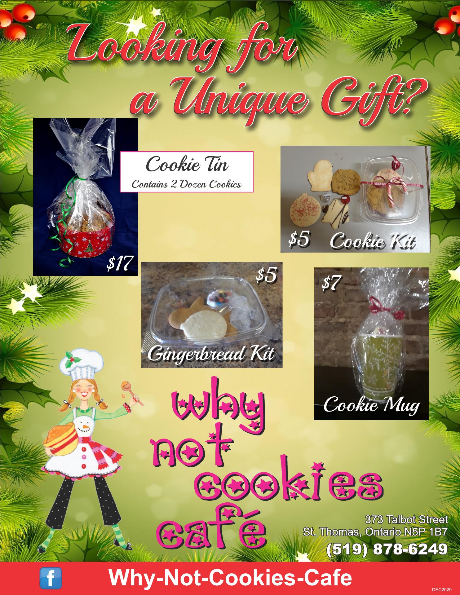 Why Not Cookies Cafe, St. Thomas - Menu, Reviews (70), Photos (25 ...