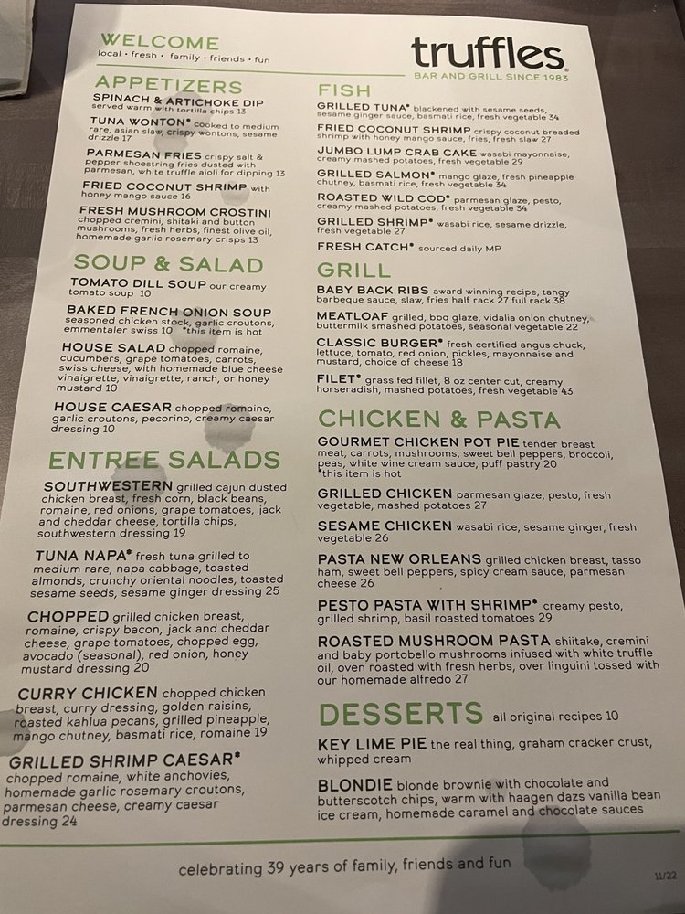 Truffles Cafe, Bluffton - Menu, Reviews (398), Photos (58) - Restaurantji