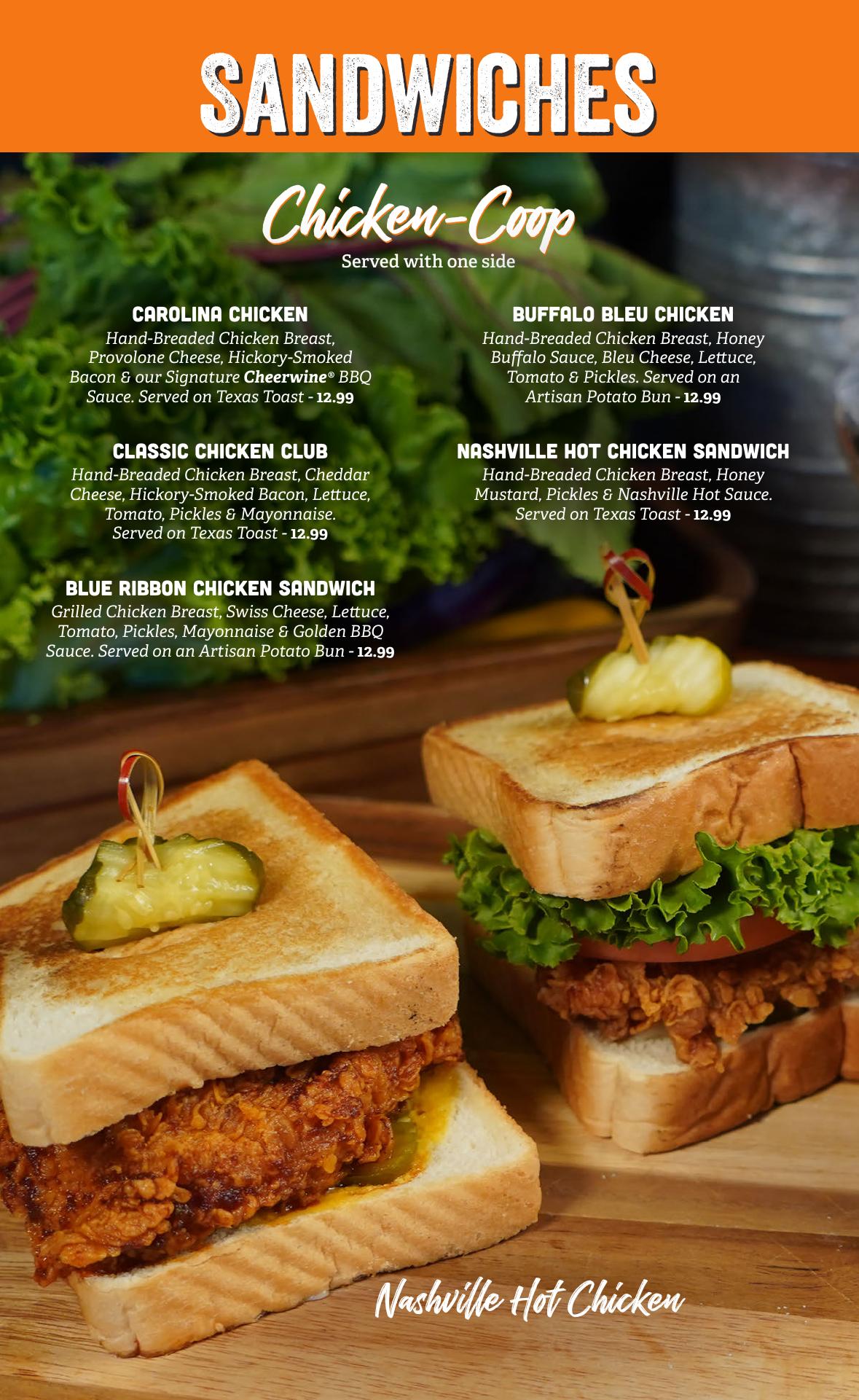 Rigsby's Smoked Burgers, Wings & Grill at Thornblade, Greer - Menu ...