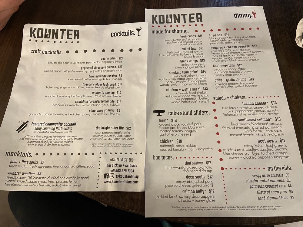 Kounter, Rock Hill - Menu, Reviews (510), Photos (95) - Restaurantji