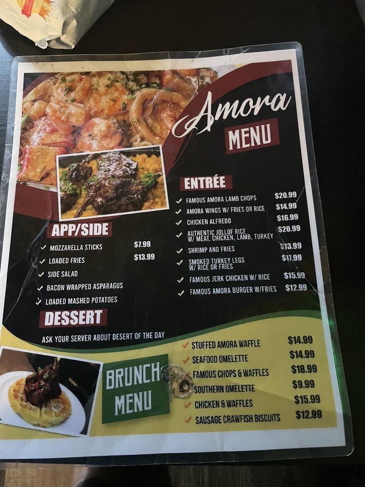 AMORA KITCHEN & ULTRA LOUNGE, Dallas - Menu, Reviews (52), Photos (22 ...