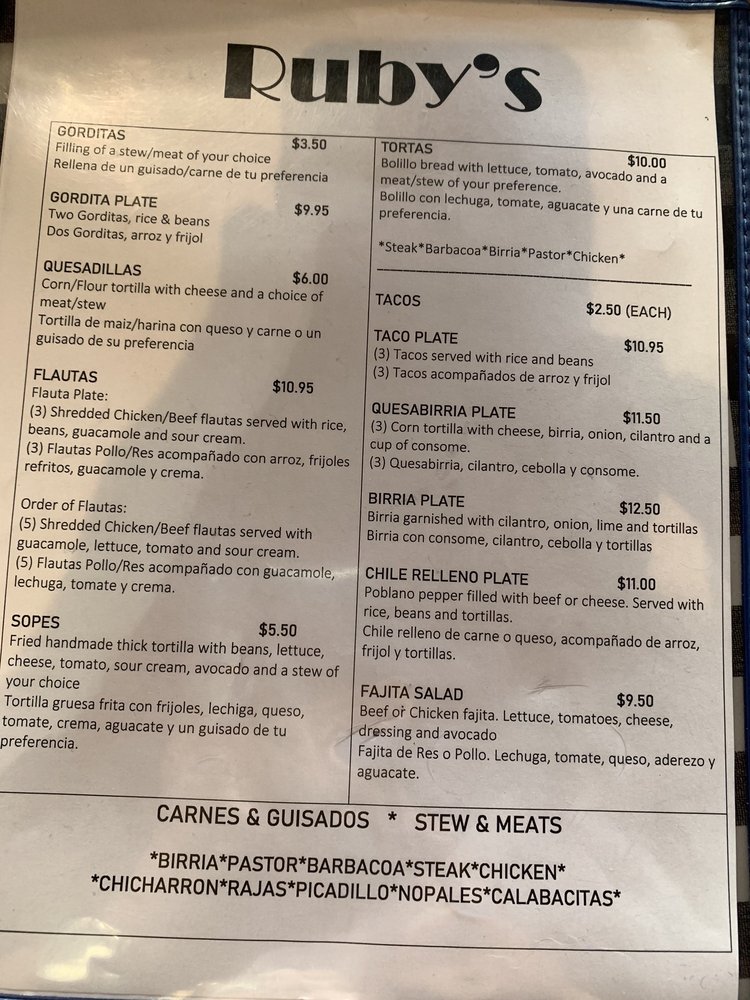 Ruby's Snacks, Graham - Menu, Reviews (31), Photos (15) - Restaurantji