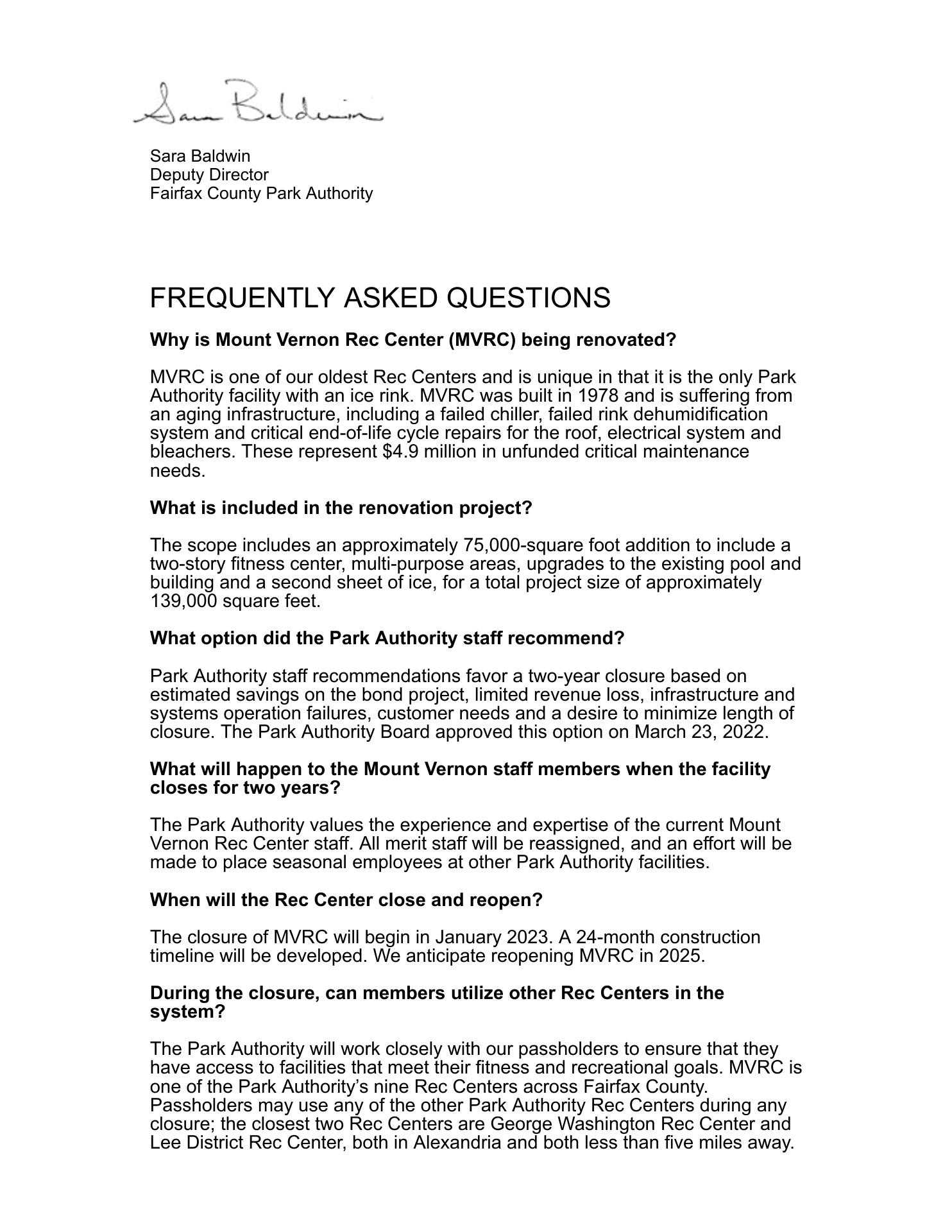 FRANCONIA REC CENTER - Alexandria VA - Hours, Directions, Reviews ...