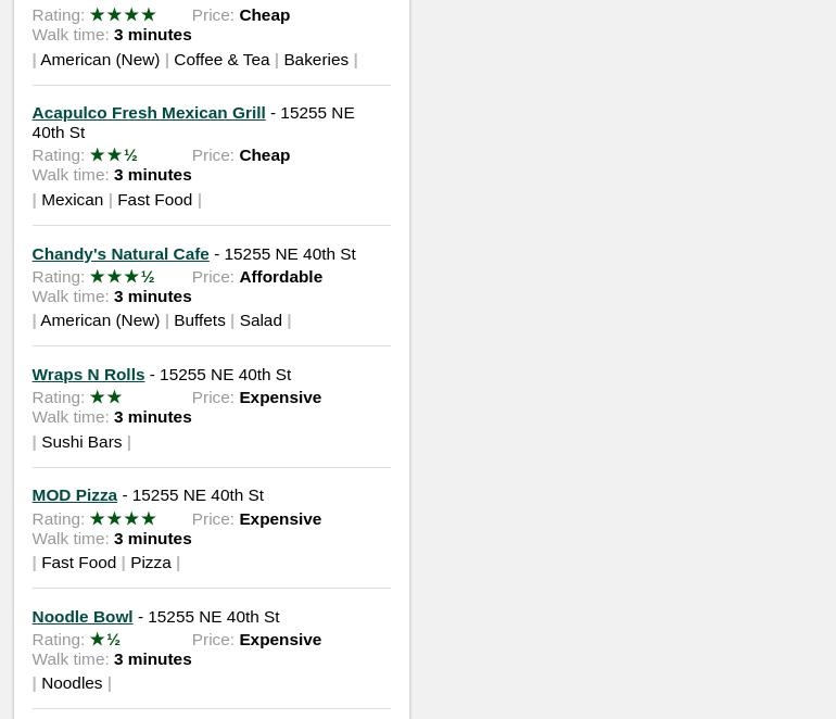 Microsoft Commons, Redmond - Menu, Reviews (121), Photos (31 ...
